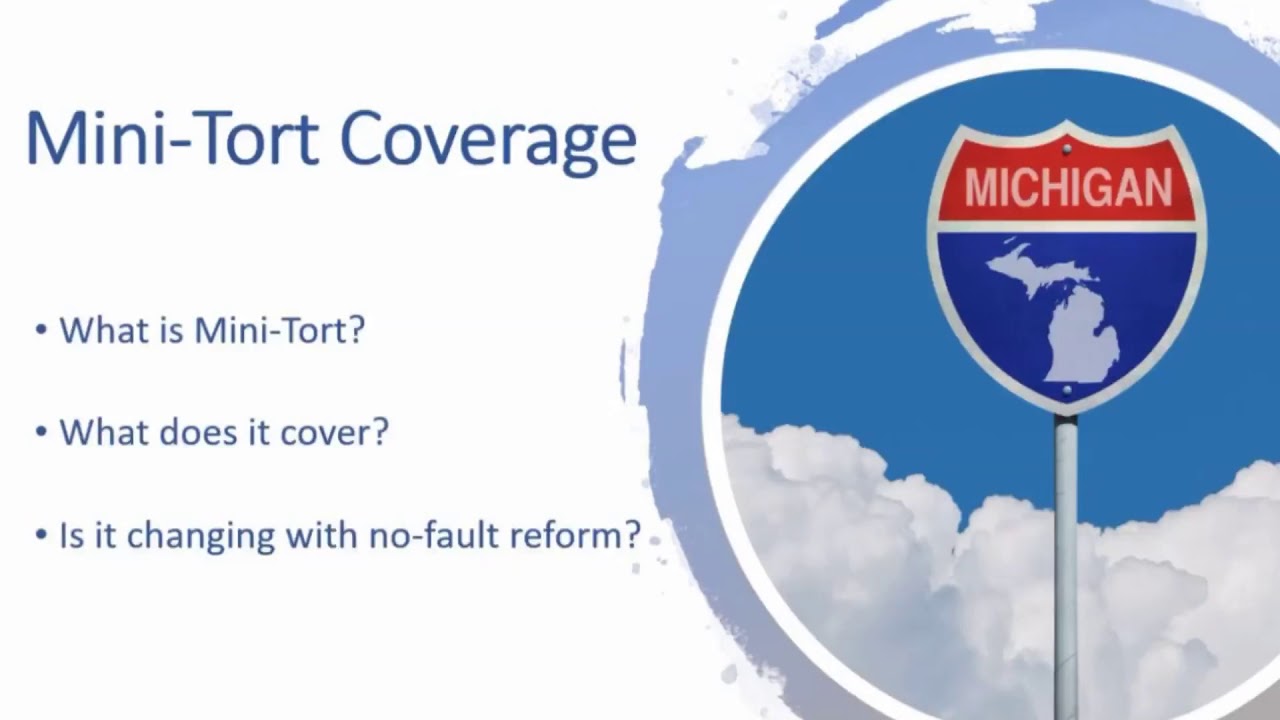 What Michigan Drivers Need to Know About No-Fault Reform: Mini-Tort ...