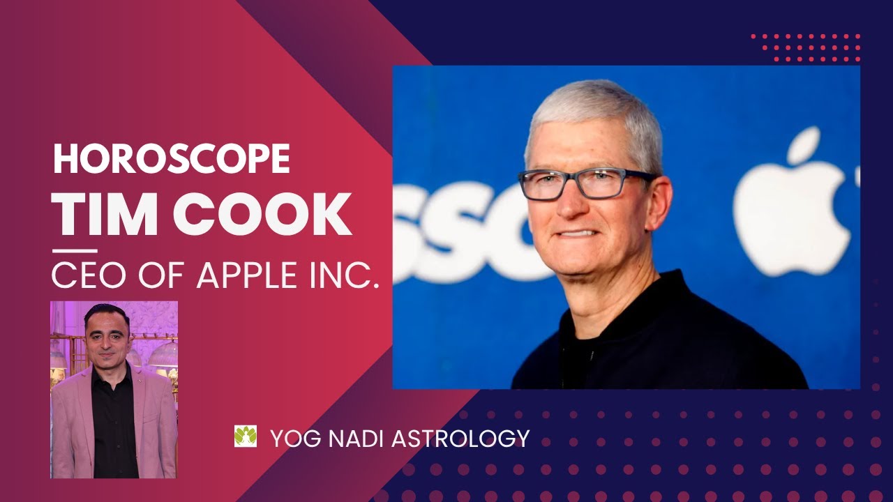 Tim Cook CEO of Apple Inc. Horoscope in Nadi Astrology Kundli #timcook ...