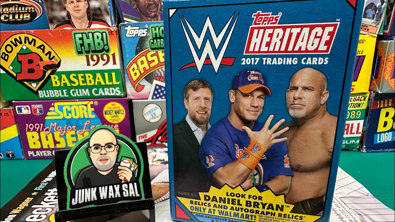 2017 Topps Heritage WWE Blaster Box #junkwaxsal #hotgarbage ...