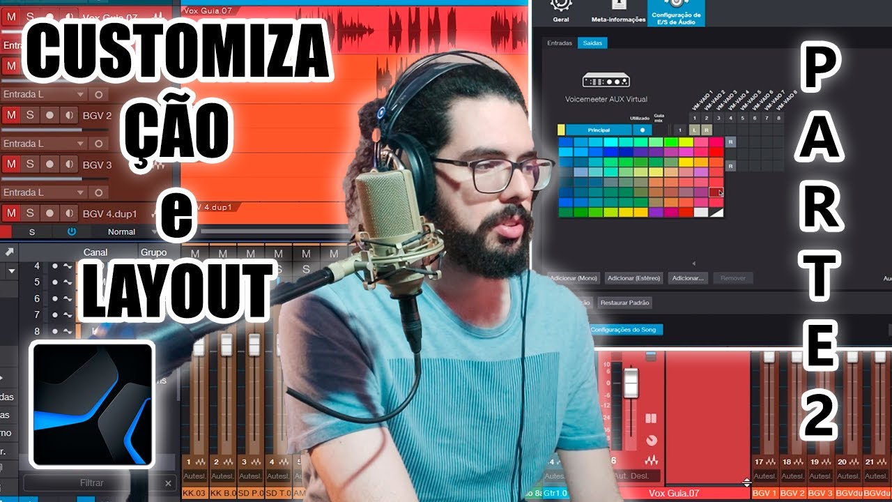 Personalizando a Aparencia e o Layout do Studio One 5 (Parte 2) - YouTube