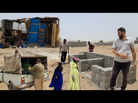 Construction Master arrives | Construction of Halimah's family bathroom and toilet begins\