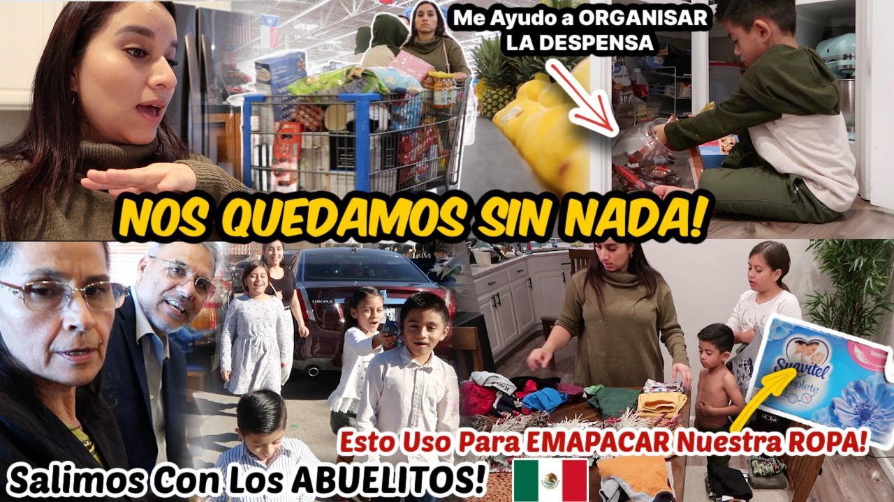 Nos QUEDAMOS SIN NADA!😩| Lo llenamos hasta arriba😅 🛒| Salimos con los ABUELITOS ️ - YouTube