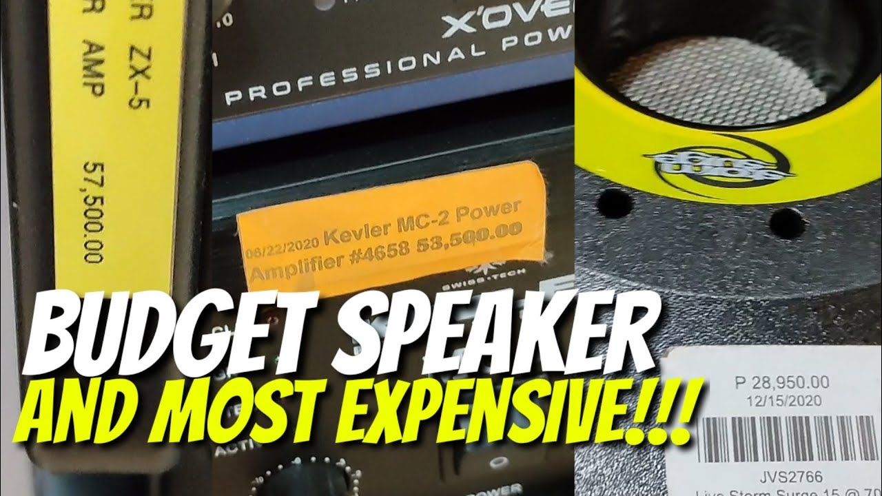 Budget Speaker and Amplifier Audio System JVS Bacolod - YouTube