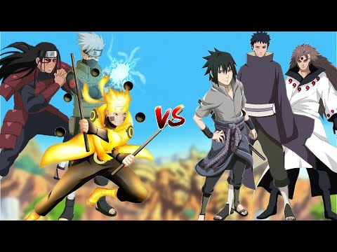 Hashirama 🆚 Madara | Kakashi 🆚 Obito | Naruto 🆚 Sasuke | #narutoshippuden #naruto #sasuke #kakashi 