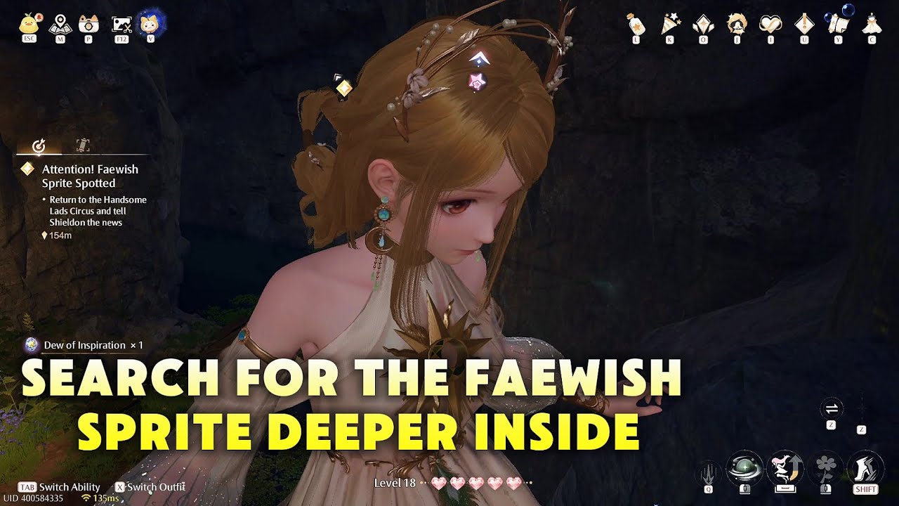 Search for the Faewish Sprite deeper inside | Infinity Nikki - YouTube