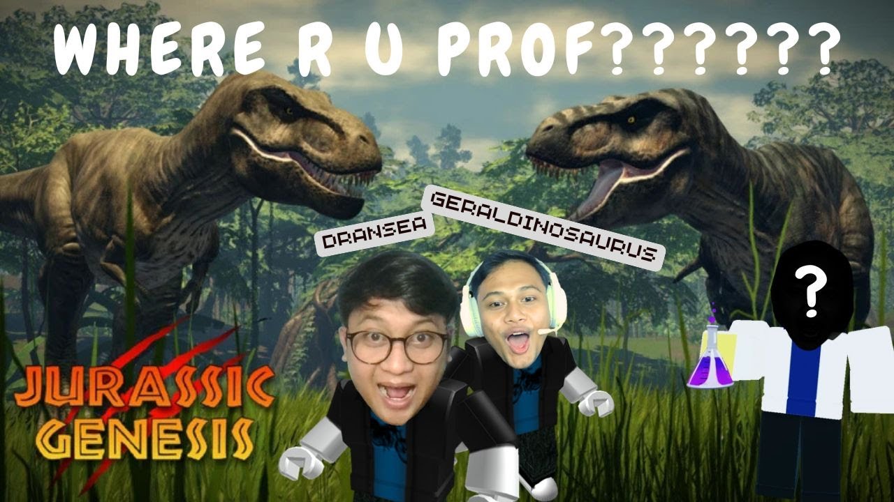 ROBLOX INDONESIA - ROBLOX JURASSIC GENESIS - LIVE STREAMING #2 ft ...