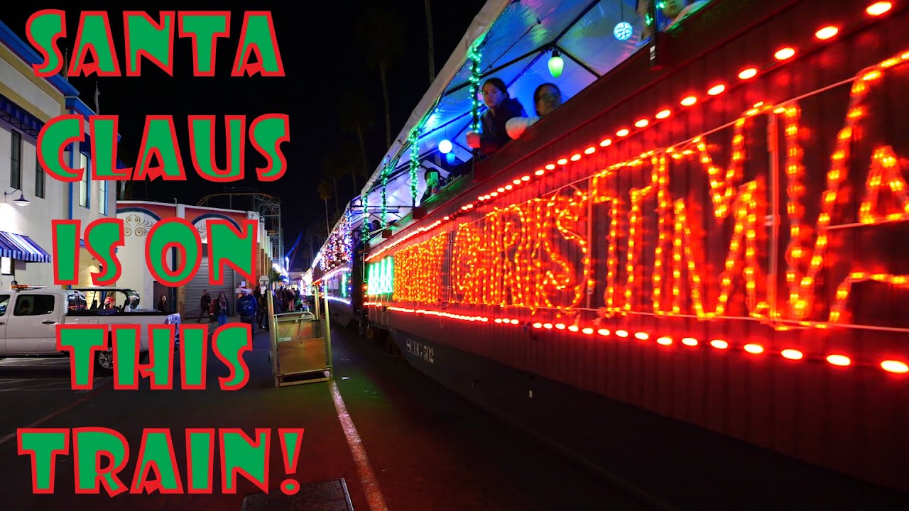 Merry Christmas! All aboard the holiday lights train! - YouTube
