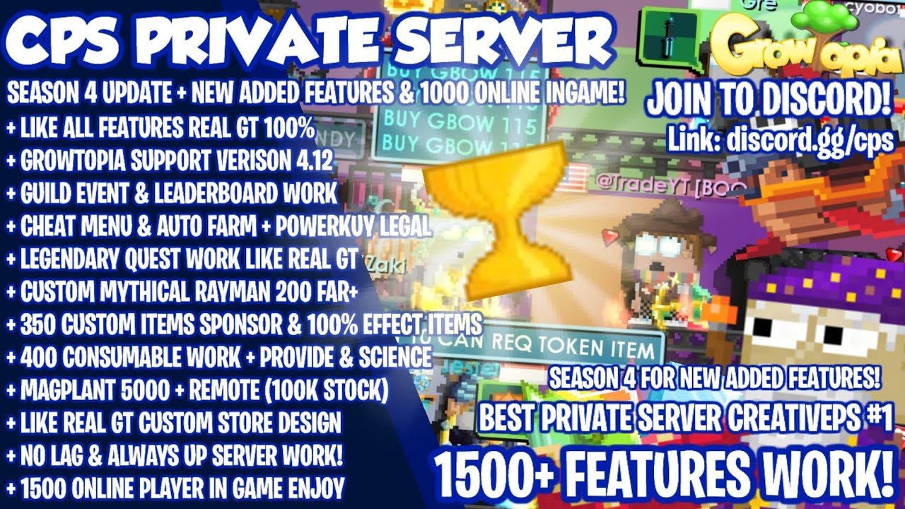 BEST GROWTOPIA PRIVATE SERVER TERBARU 2023 | 1K+ ONLINE & NEW SEASON 4 ...