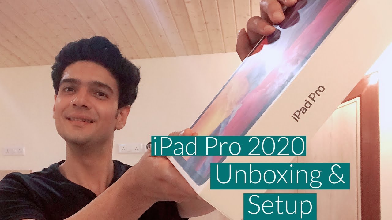 iPad Pro 11 inch 2020 un boxing and setup - YouTube