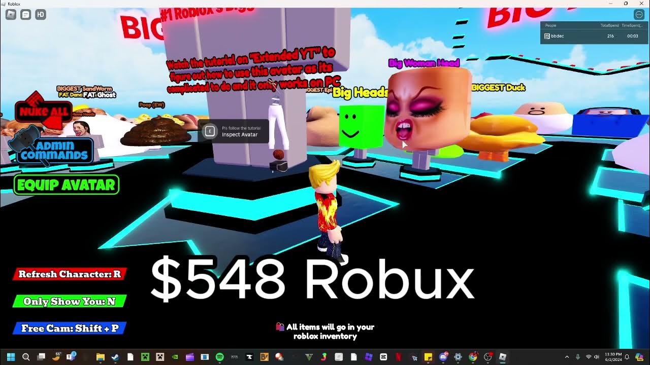 How To Make The World BIGGEST AVATAR! | Roblox Tutorial - YouTube