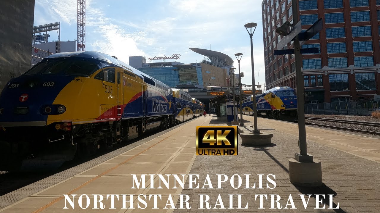 4k NorthStar Train | Metro Transit | Minneapolis - YouTube