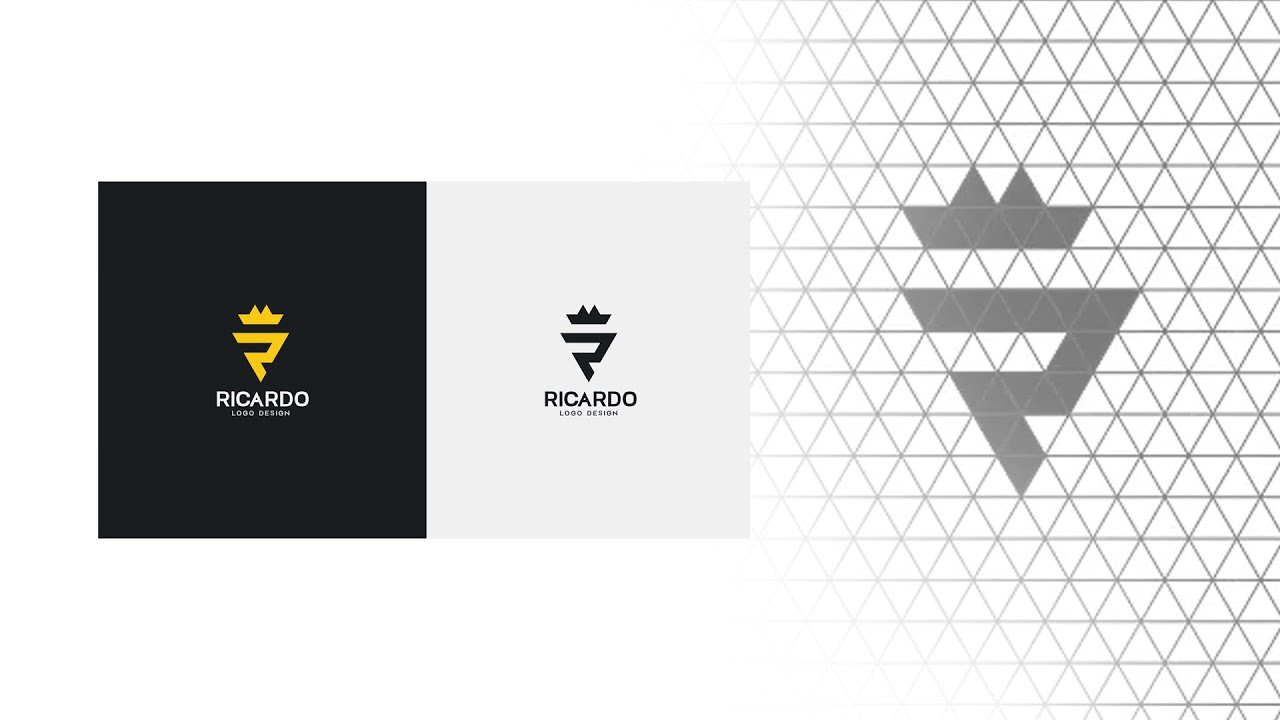 Crie seu logo tipo utilizando grids l Logo Design - YouTube