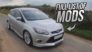 MK3 Ford Focus - Full Modification List