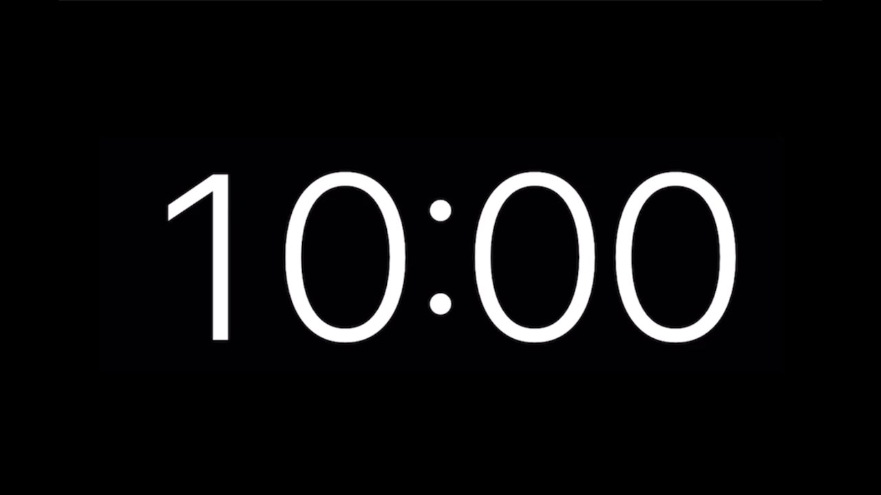 10 minute countdown timer : นับเวลาถอยหลัง 10 นาที - YouTube