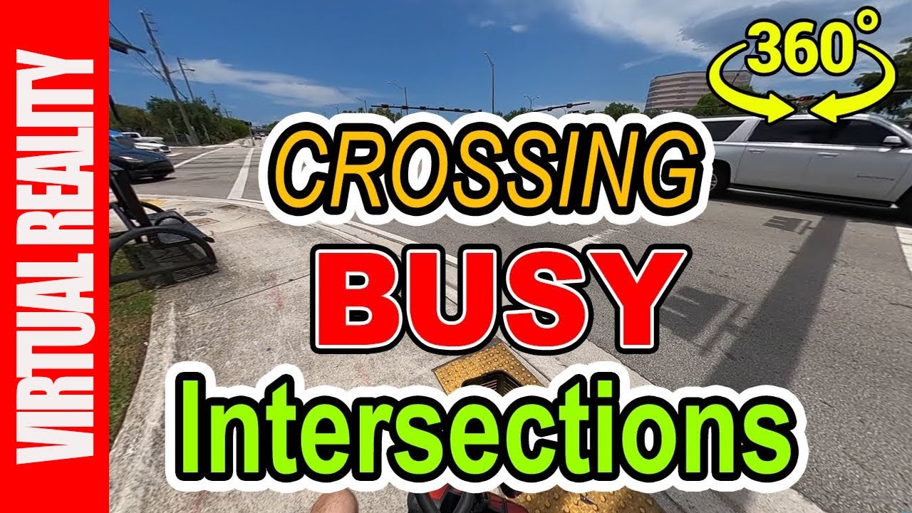 🎥360 VR Mobility Experience - Crossing Busy Intersections - YouTube
