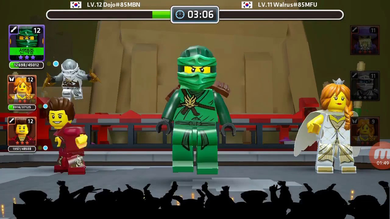 [스피드 레고 게임] 레고 퀘스트 앤 콜렉트 3:3 전투 대전 LEGO QUEST & COLLECT GAME - YouTube