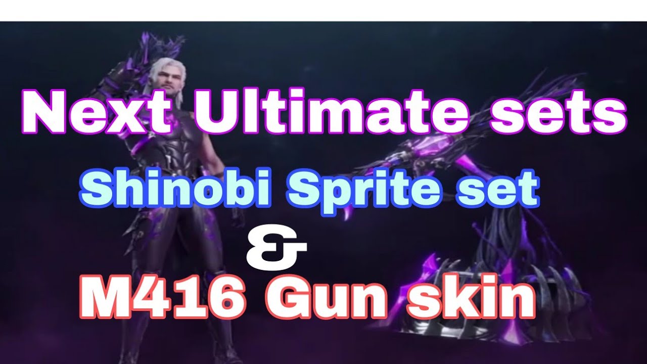 New Ultimate sets ll M416 on effect & shinobi Sprite set ll Rana yt op ...