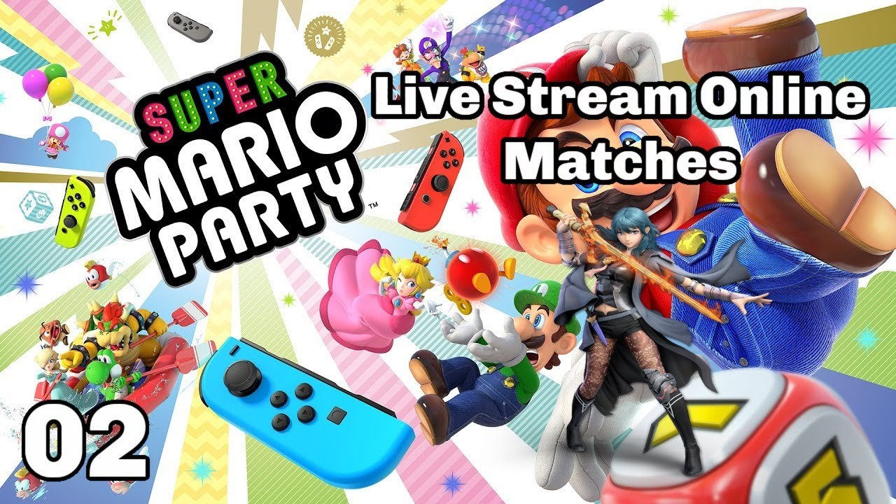 Super Mario Party Live Stream Online Matches Part 2 Back For More Mario ...