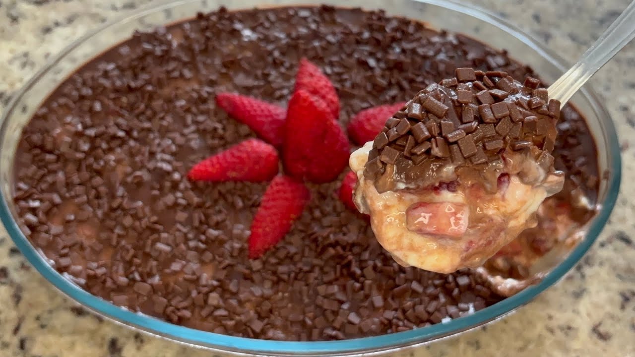 Bombom de Morango na Travessa: Receita Fácil, Cremosa e Irresistível ...