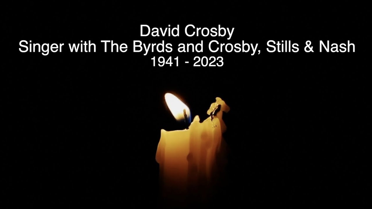 DAVID CROSBY - RIP - TRIBUTE TO THE AMERICAN SINGER WHO HAS DIED AGED ...