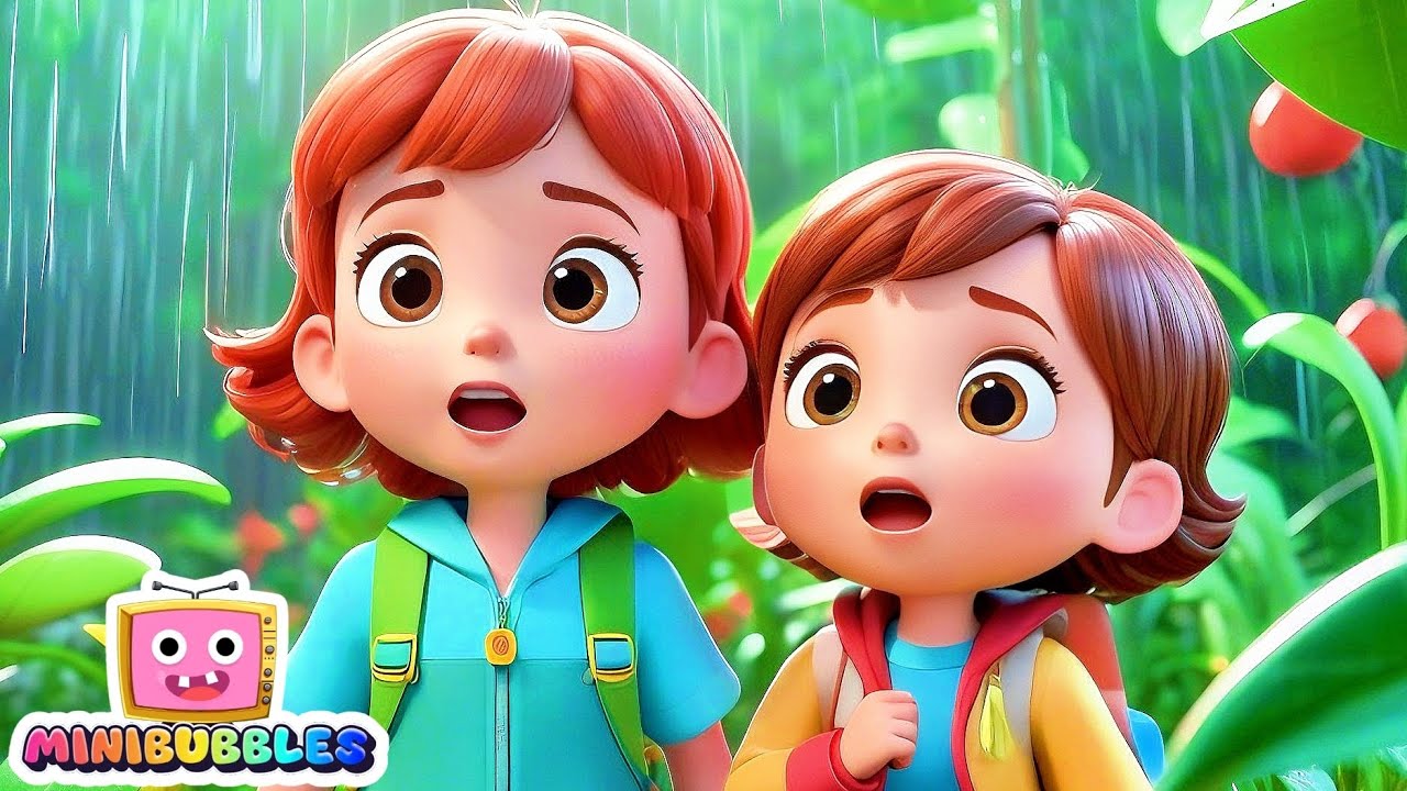 Rain Rain Go Away - Kids Songs and Nursery Rhymes - MiniBubbles - YouTube