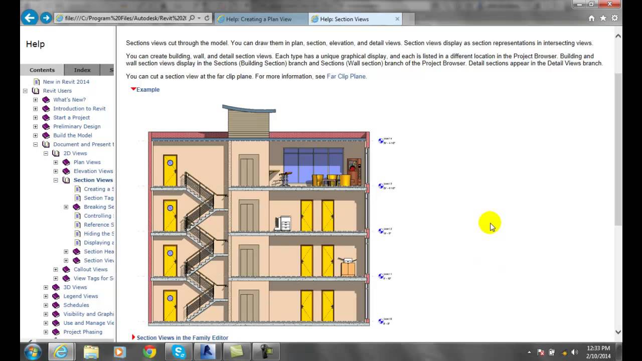 Revit 06 36 Section Views YouTube Revit 06 36 Section Views YouTube