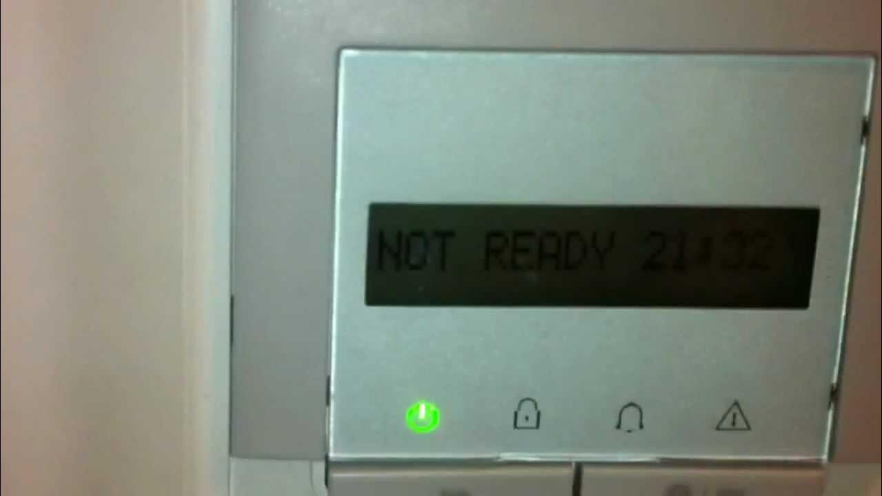 How to set and un-set The Visonic Complete Intruder Alarm system - YouTube