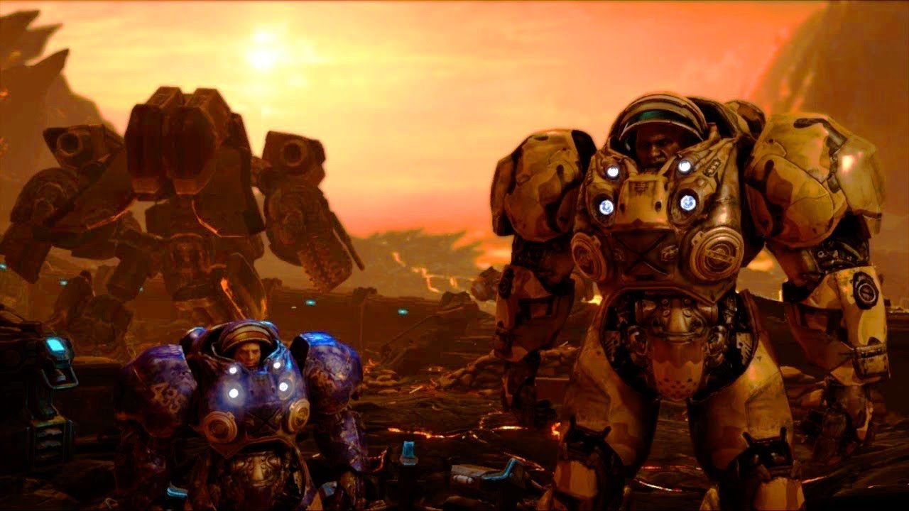 Terran Marines hunt Evolve Goliath | SpaceBattles