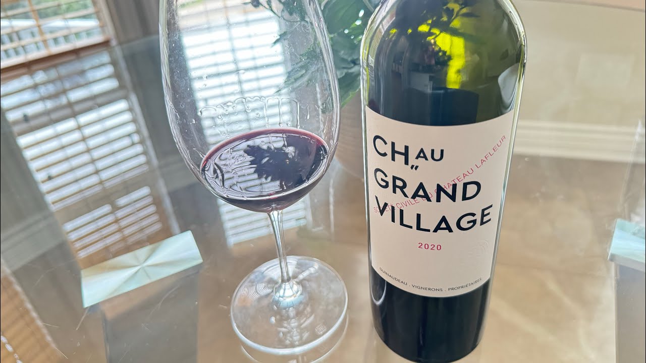 Chateau Grand Village 2020 Value Bordeaux Wine Review - YouTube