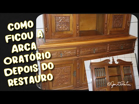 Vejam como Ficou Minha Arca Oratório Depois do Restauro