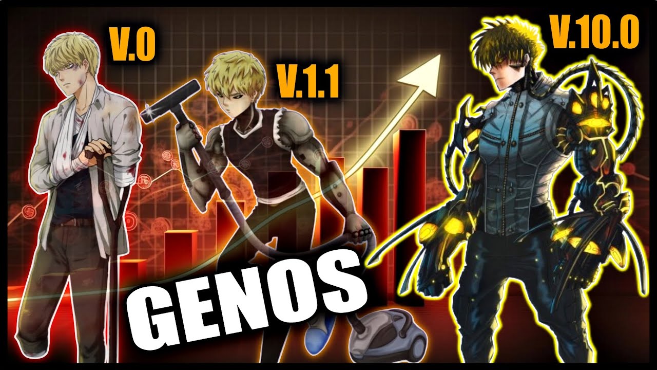 Genos: De Débil a Poderoso - Las 10 Etapas de su Evolución OPM - YouTube