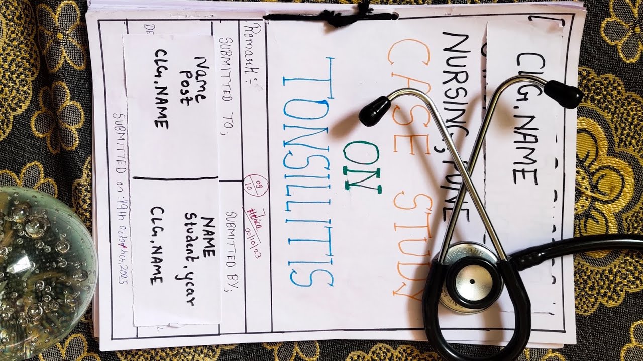 Case study: Tonsillitis (Inflammation of tonsils). - YouTube