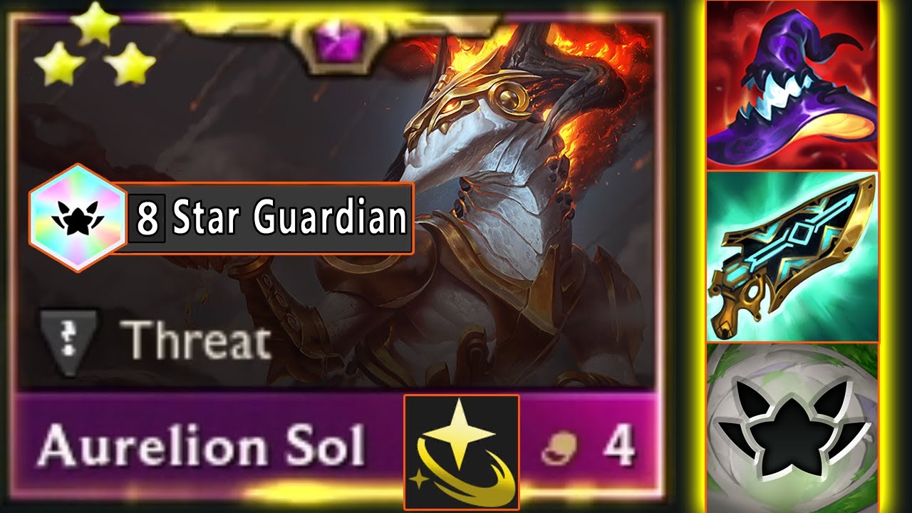 Set 8.5 Buff : " BROKEN 0 Mana " 8 Star Guardian Aurelion Sol ⭐⭐⭐ 3 ...