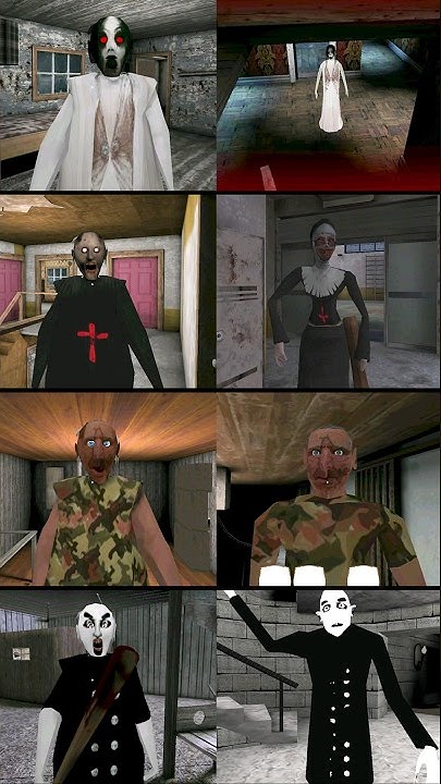 Original vs Granny Mod | Slendrina Granny vs Evil Nun Granny vs The Twins Mod vs Slendrina's ...