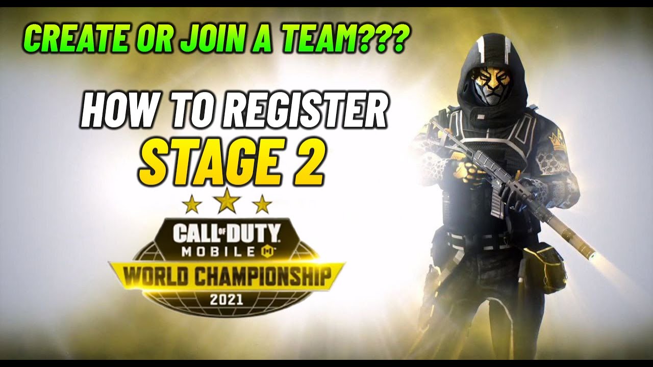 HOW TO REGISTER/JOIN IN STAGE 2 CODM CHAMPIONSHIP 2021 | HOW TO CREATE ...