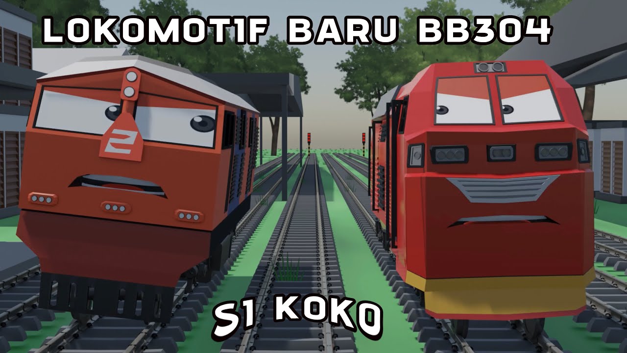 LOKOMOTIF BB304 - YouTube
