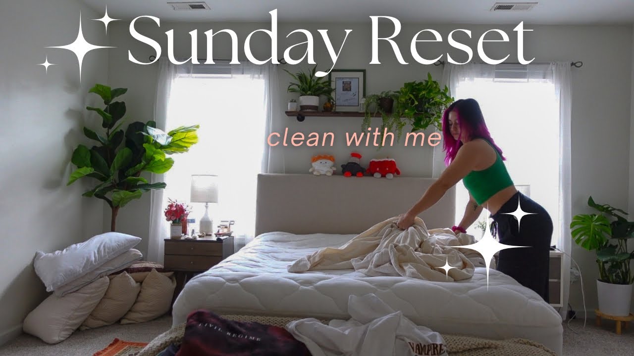 Sunday reset (a productive rest day vlog) - YouTube