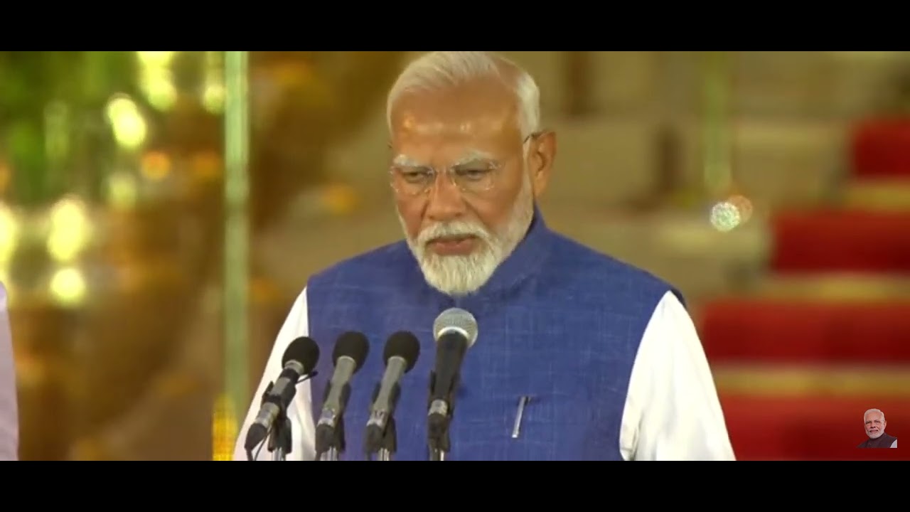 Shri Narendra modi oath ceremony 2024 - YouTube