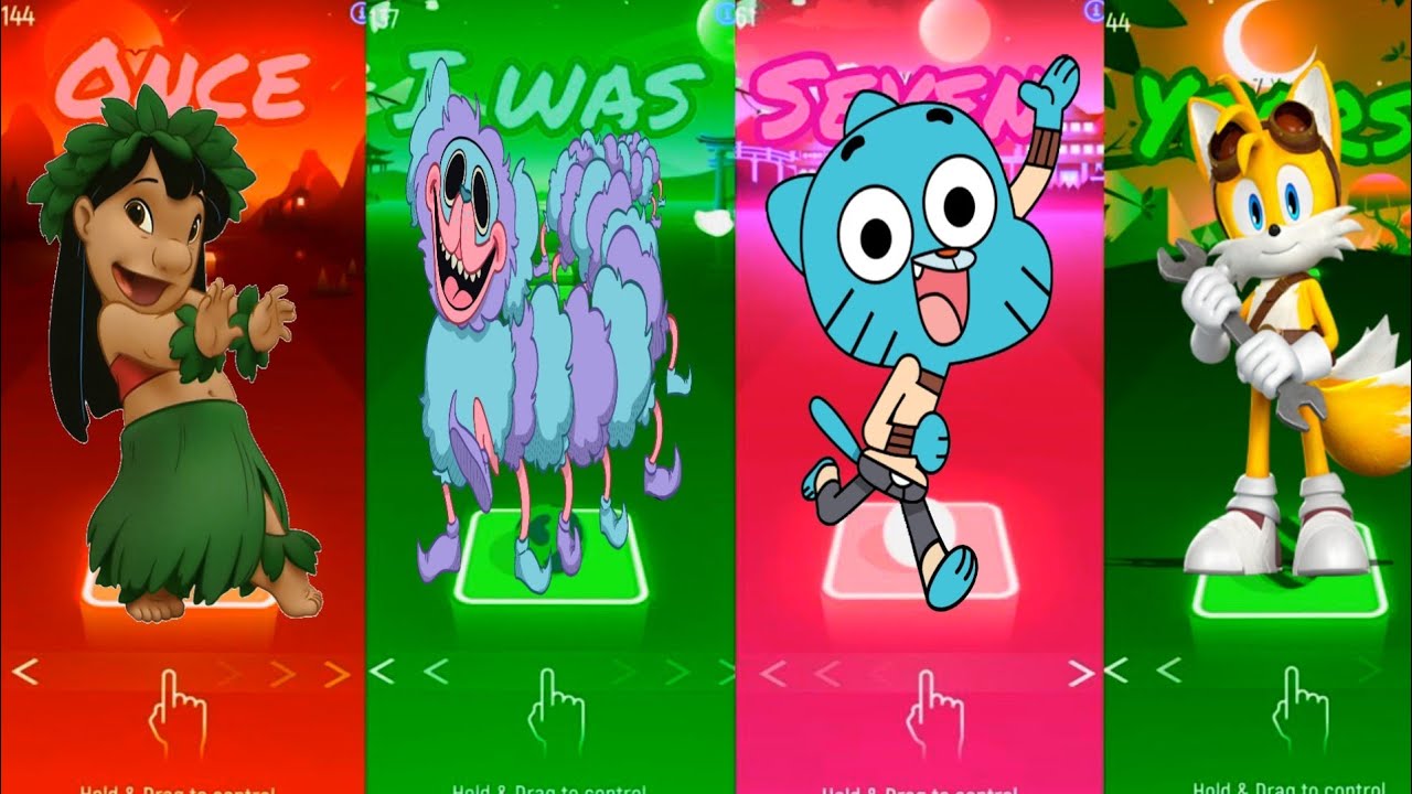 Lilo Stitch🆚PJ Pug A Pillar🆚The Amazing World of Gumball🆚Crazy Tails💥 ...