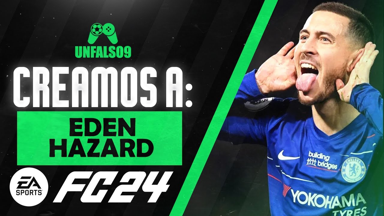 EA FC 24 EDEN HAZARD FACE PRO CLUBS CLUBES PRO LOOKALIKE CREATION FACE ...
