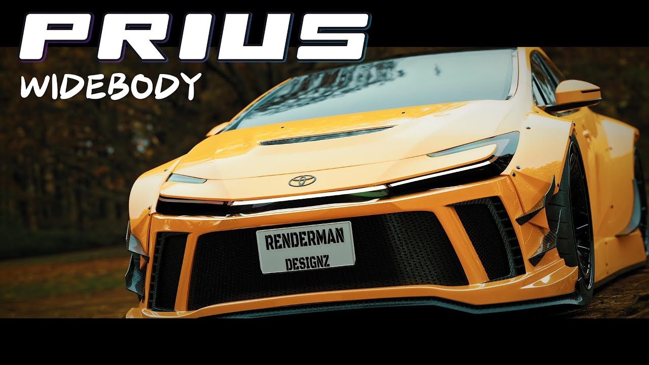 2024 Toyota Prius Widebody Conversion Shockingly Gorgeous - YouTube