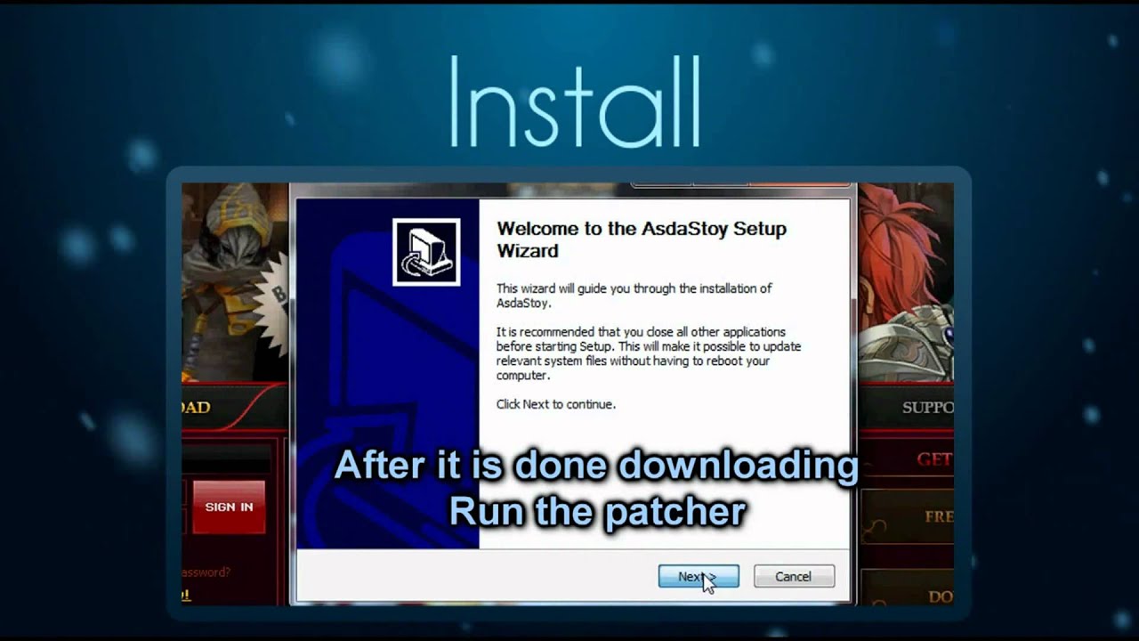 Asda Story - Installation Guide - YouTube