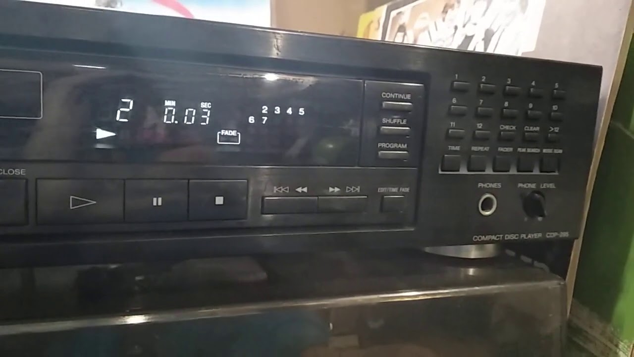 Sony CDP 295 - YouTube