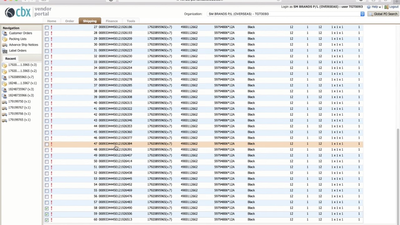 Edit Packing List, ASN - Short Quantity - English - LCL/ FCL Orders ...