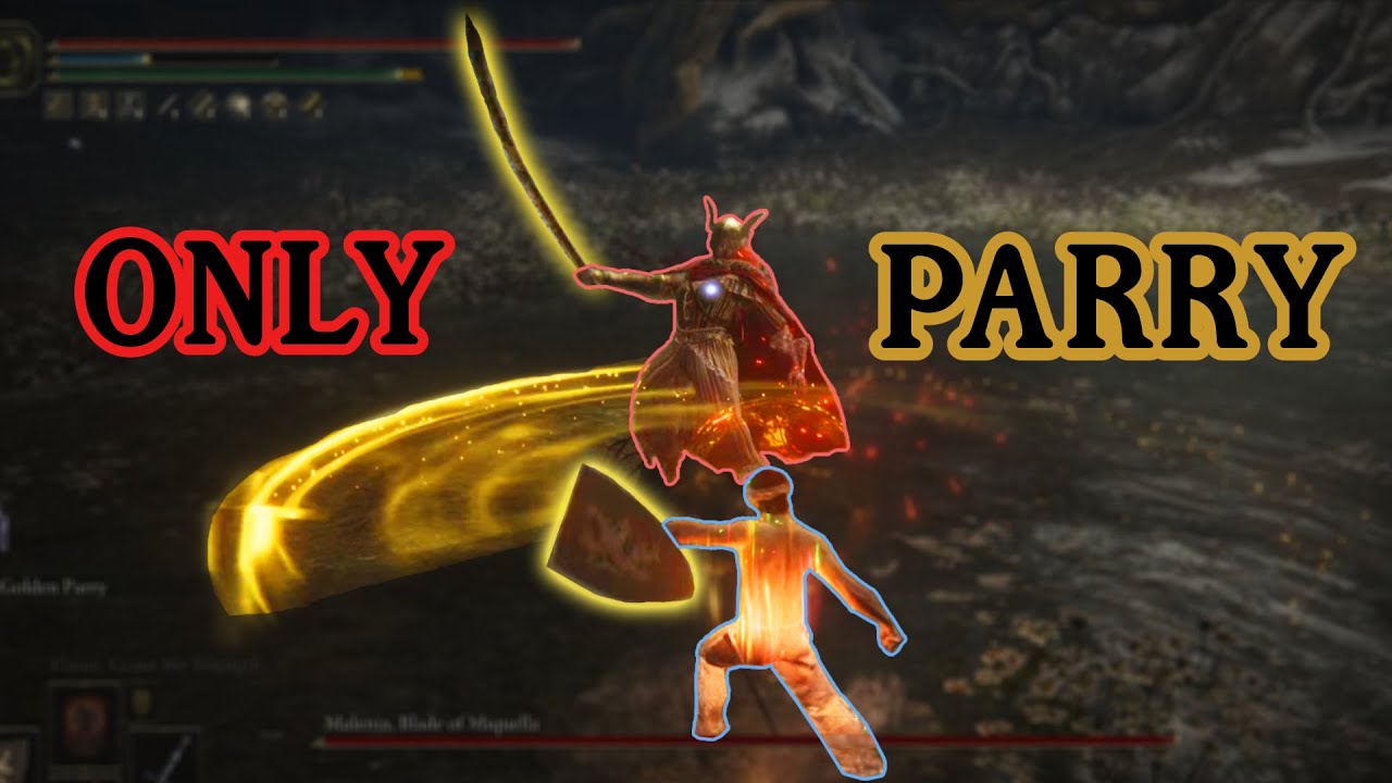 I Finally Beat Malenia Using Only Parry - YouTube