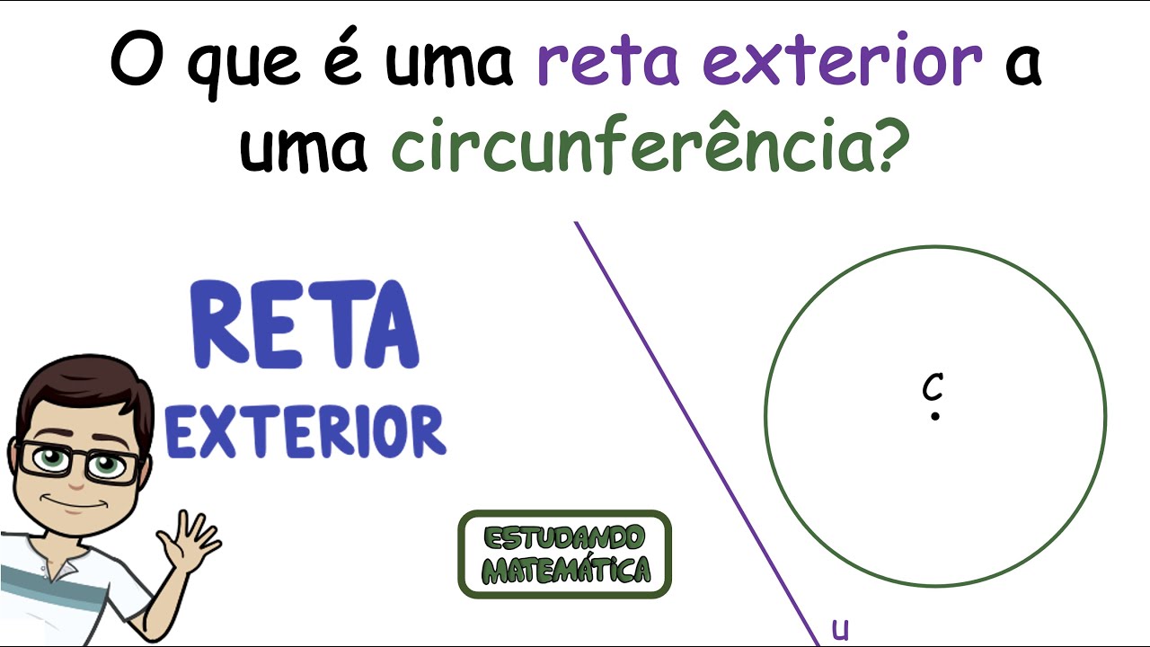 O que é uma reta exterior a uma circunferência? - Geometria Plana ...