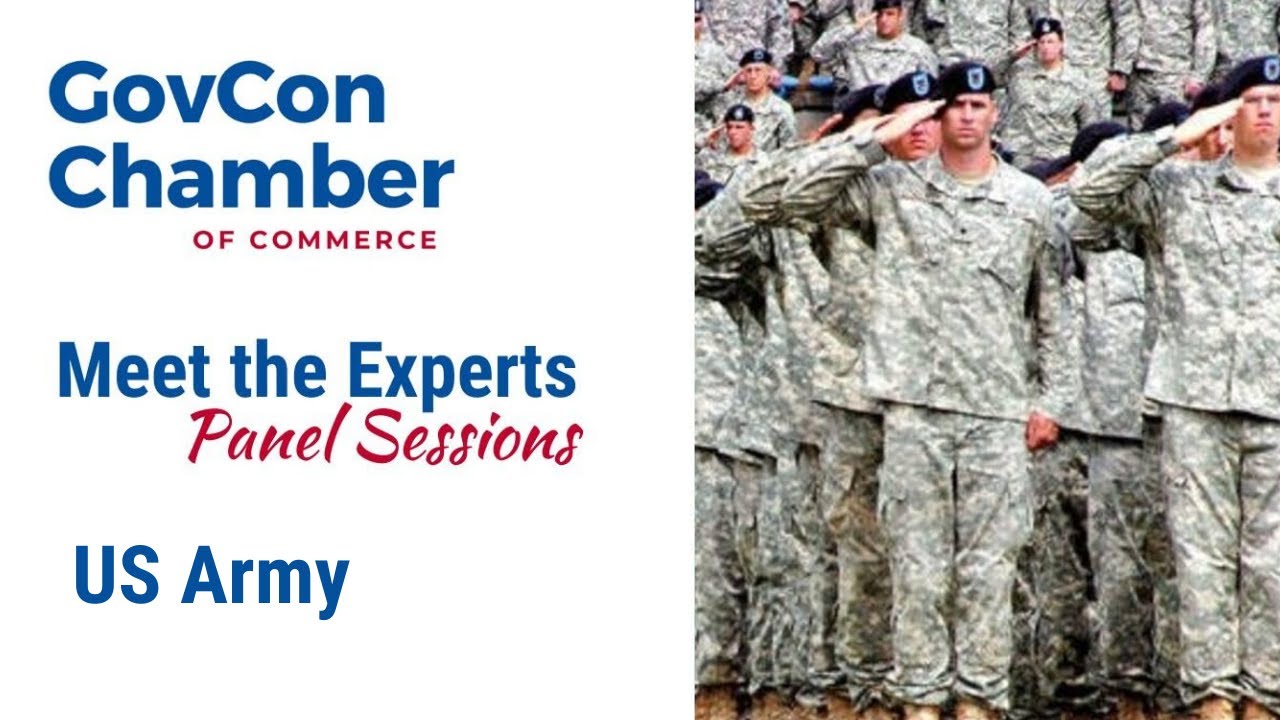 GovCon Chamber of Commerce Meet the Experts: Army Episode (2018) - YouTube