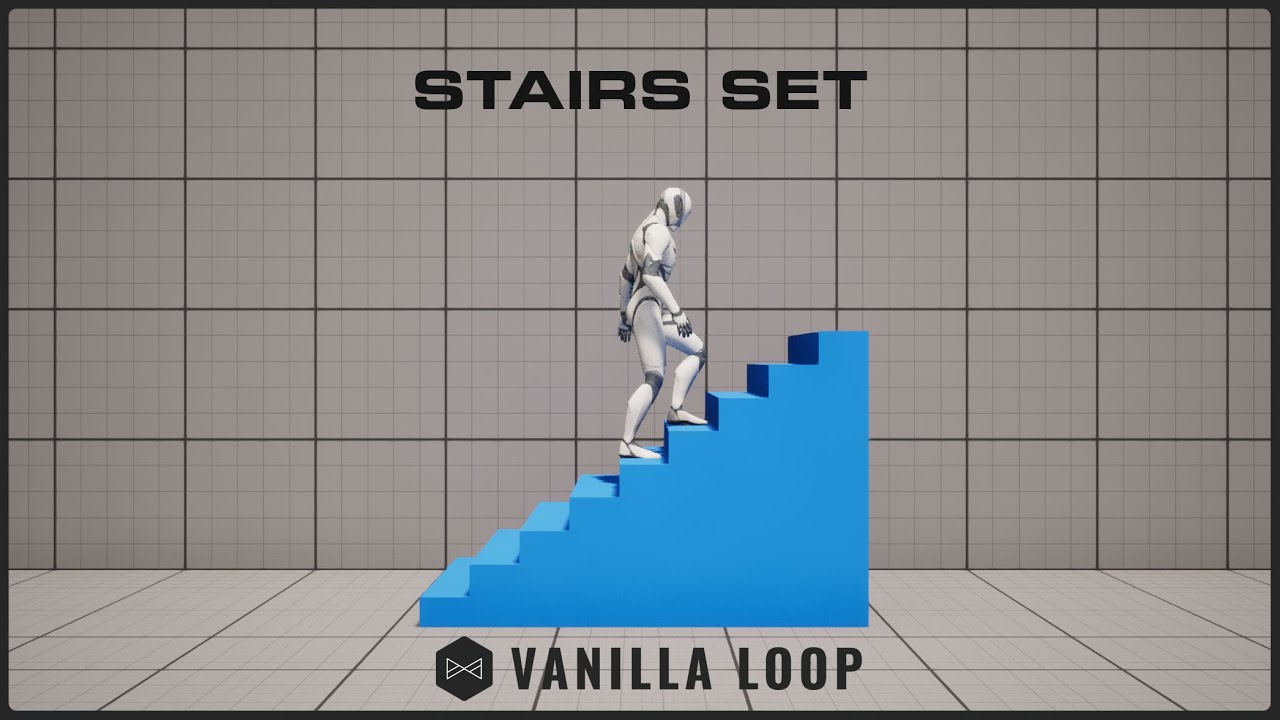 Stairs Set | Showcase | Ready-To-Use Game Animations - YouTube