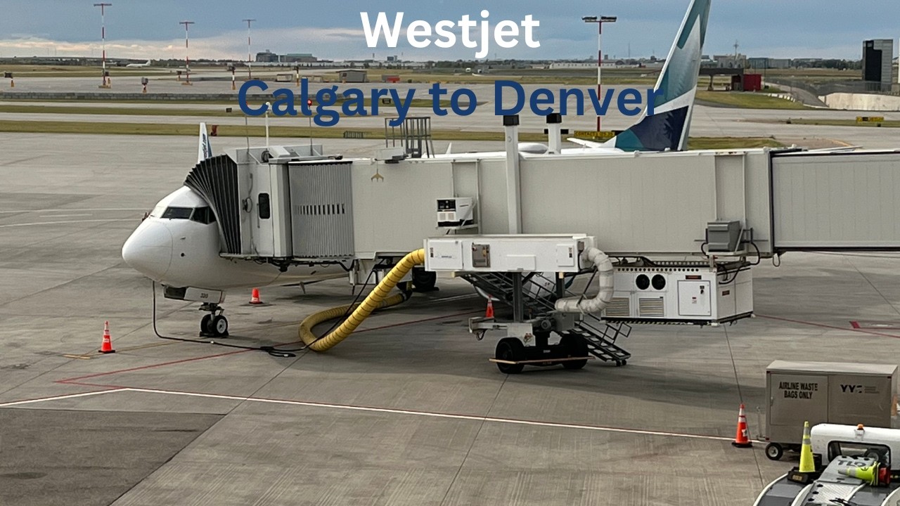 TRIPREPORT | Calgary to Denver | ECONOMY | Westjet Airlines - YouTube