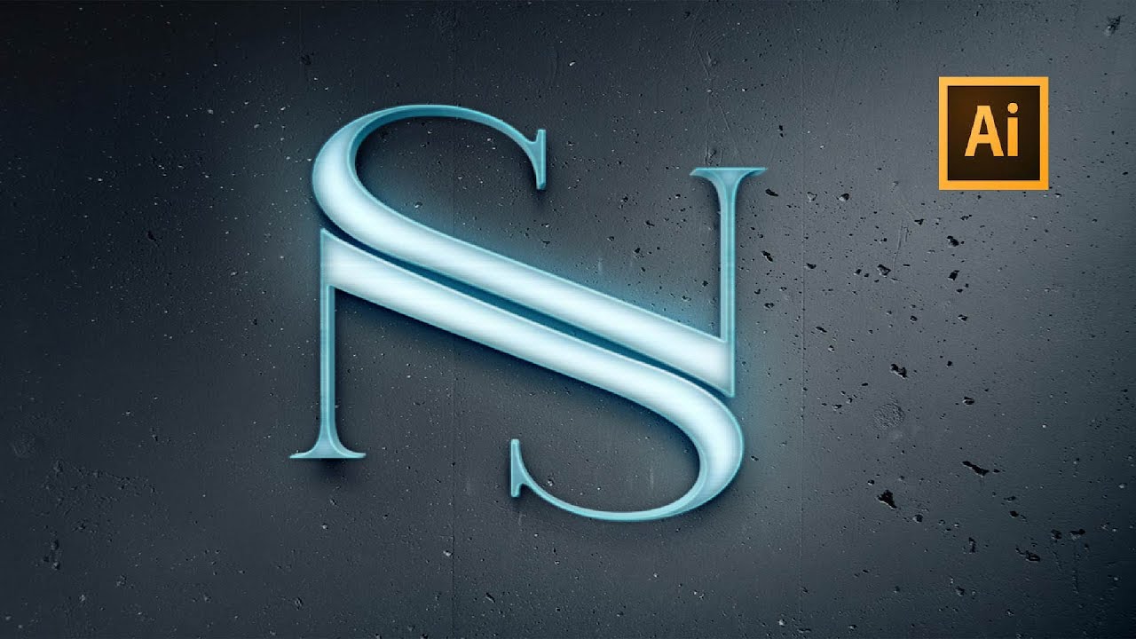 Typography Logo Design in Adobe Illustrator | Text Logo Design Tutorial ...